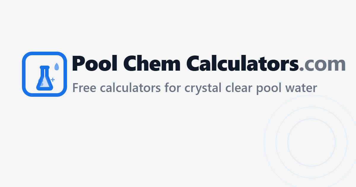 Pool LSI Calculator — Langelier Saturation Index Check